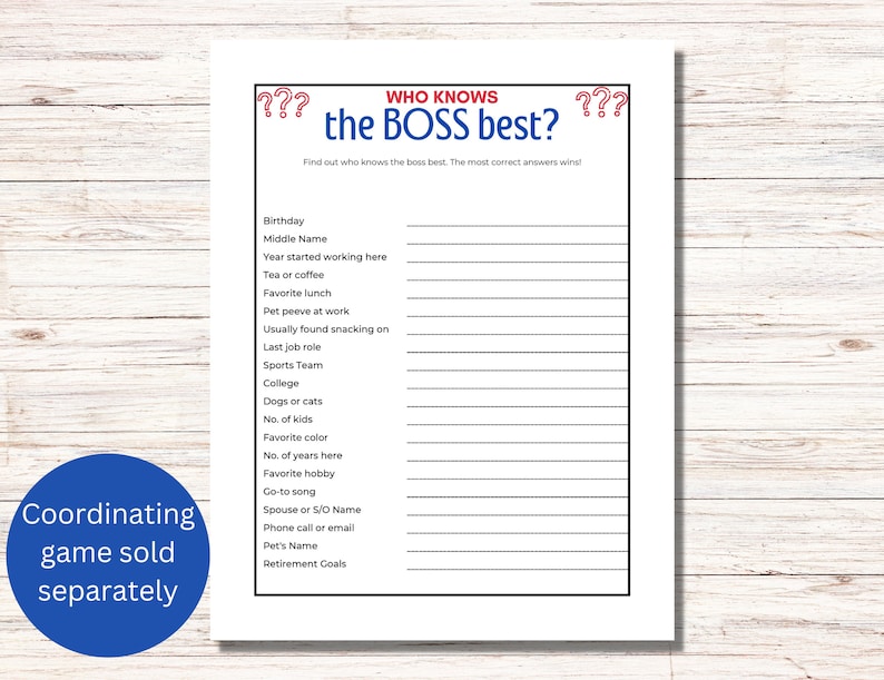 Think Fast Game, Work Edition, Office Party Games, Think Fast Work Game ...