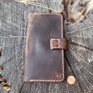 Classy Leather Checkbook Cover for Executives, Business Owners, Gift ...