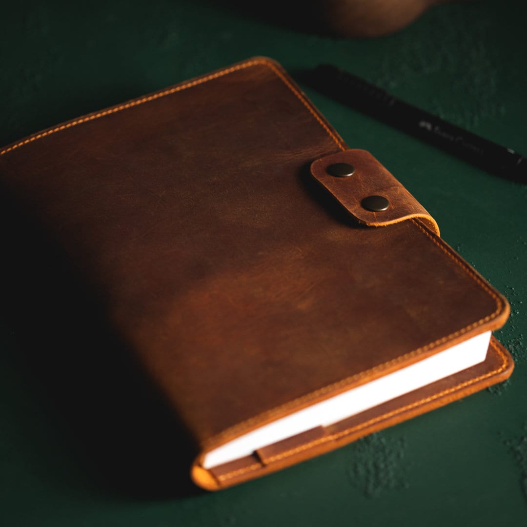 Leather Journal Notebook Refillable, Personalized A5 Journal, Leather ...