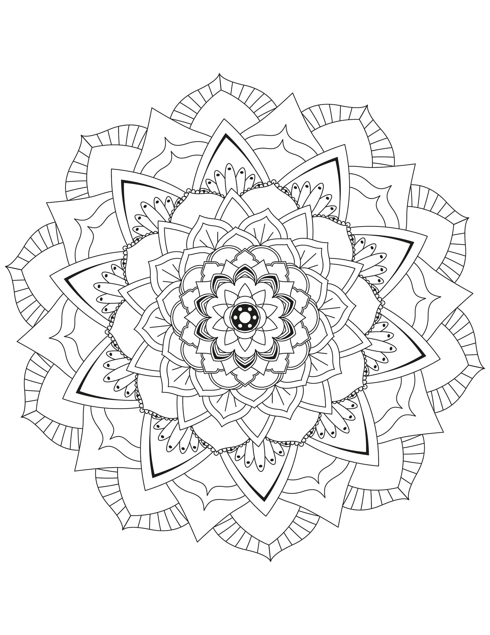50 Mandala Coloring Pages - Etsy
