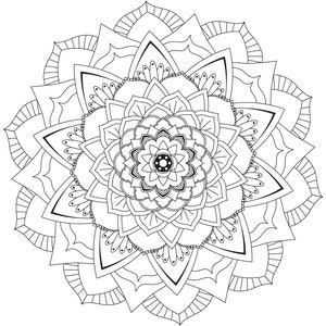 50 Mandala Coloring Pages - Etsy