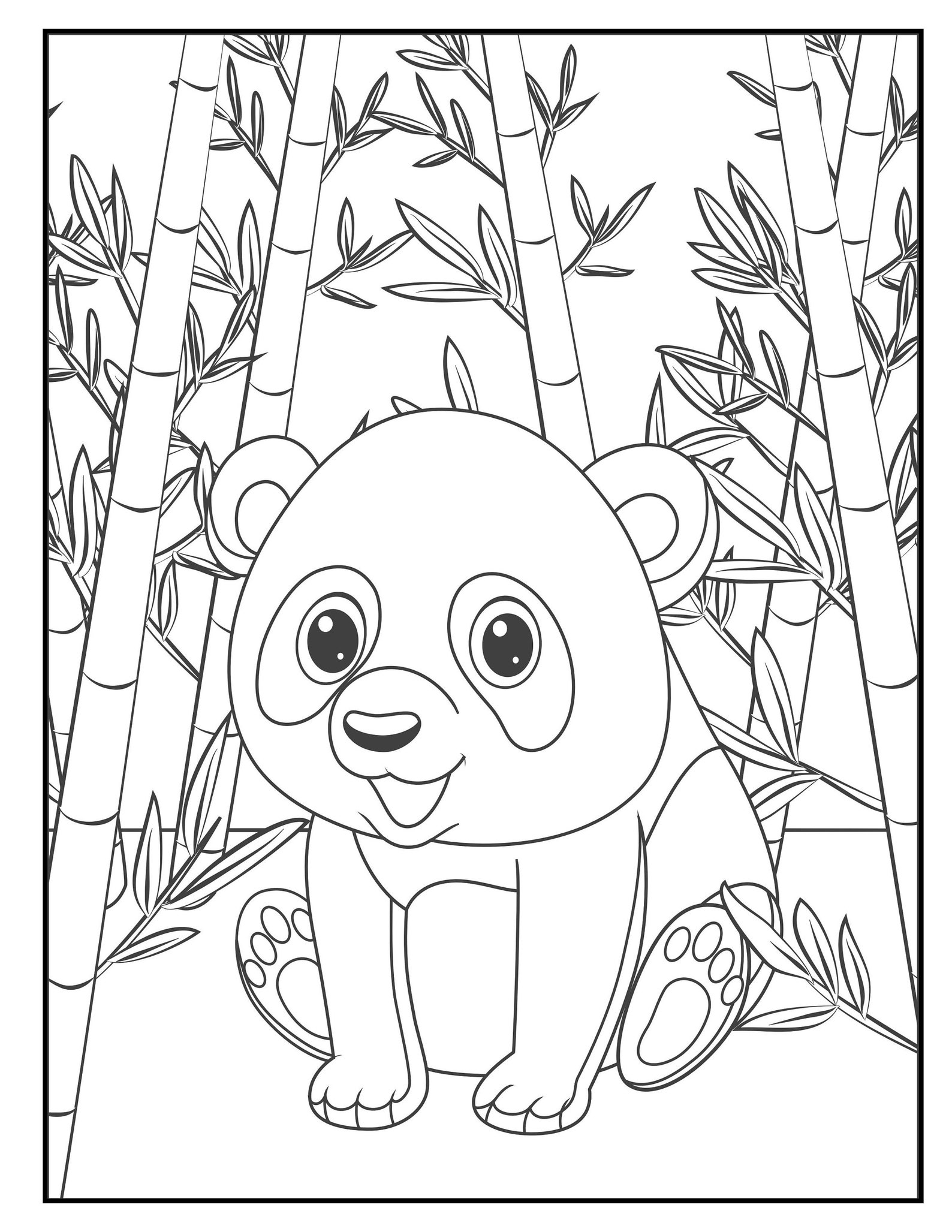40 Animal Coloring Pages - Etsy