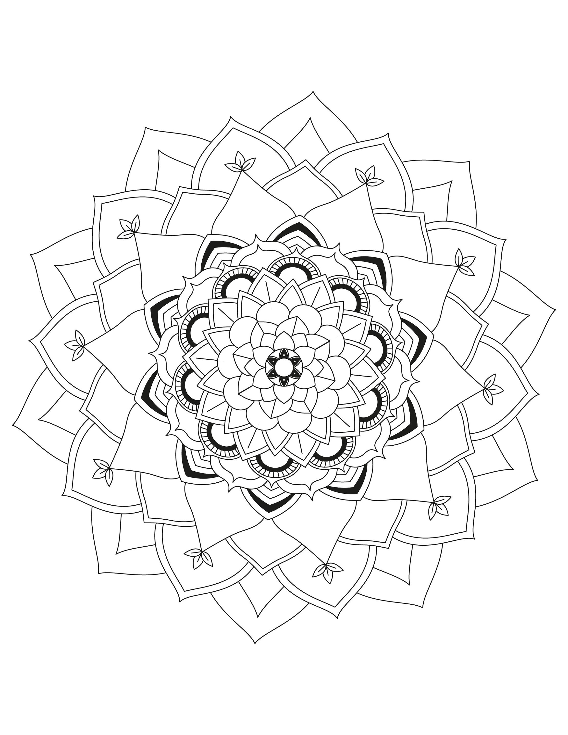 50 Mandala Coloring Pages - Etsy