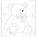 21 Bear Coloring Pages - Etsy