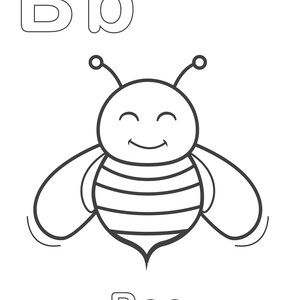 26 Preschool Worksheets Alphabet Coloring Pages - Etsy