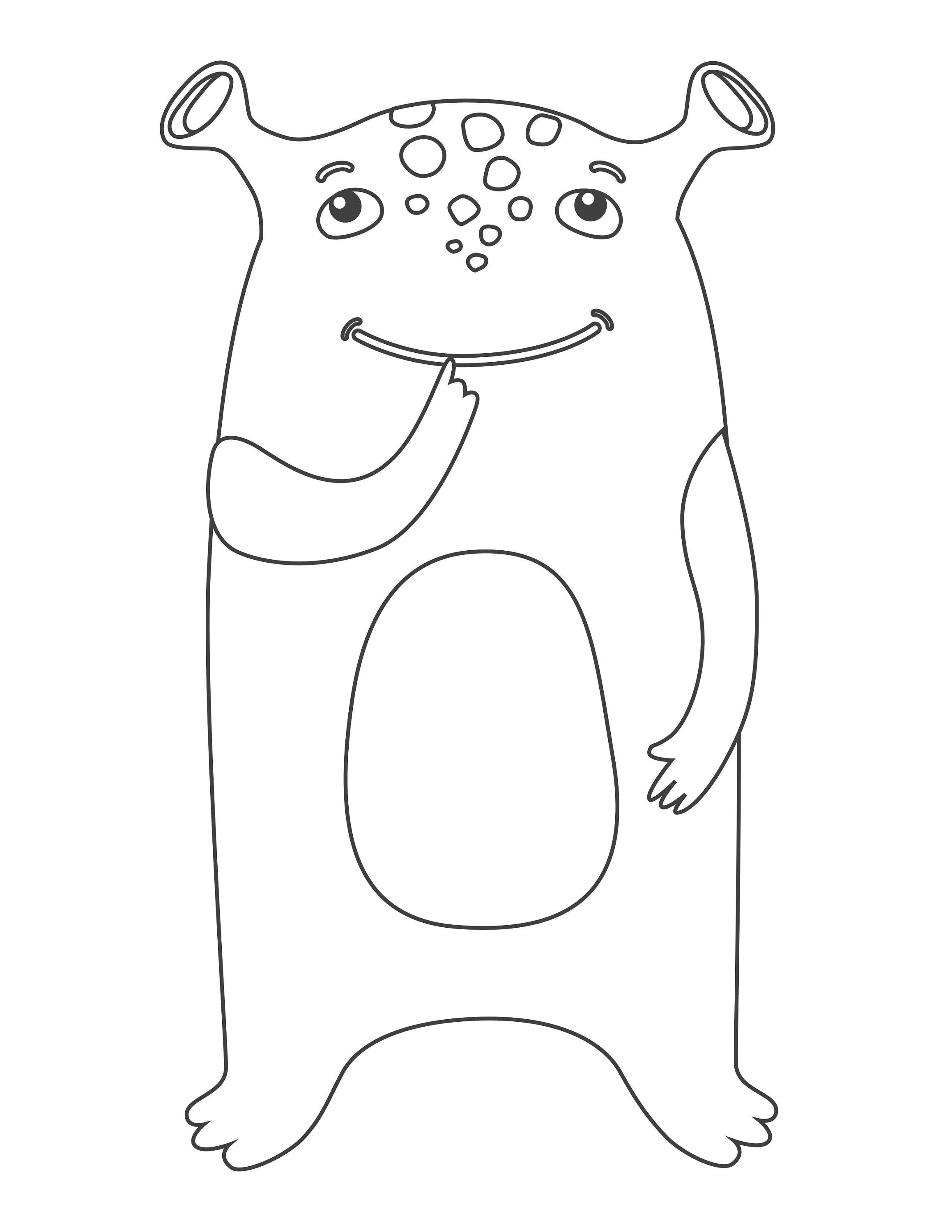 50 Monster Coloring Pages - Etsy