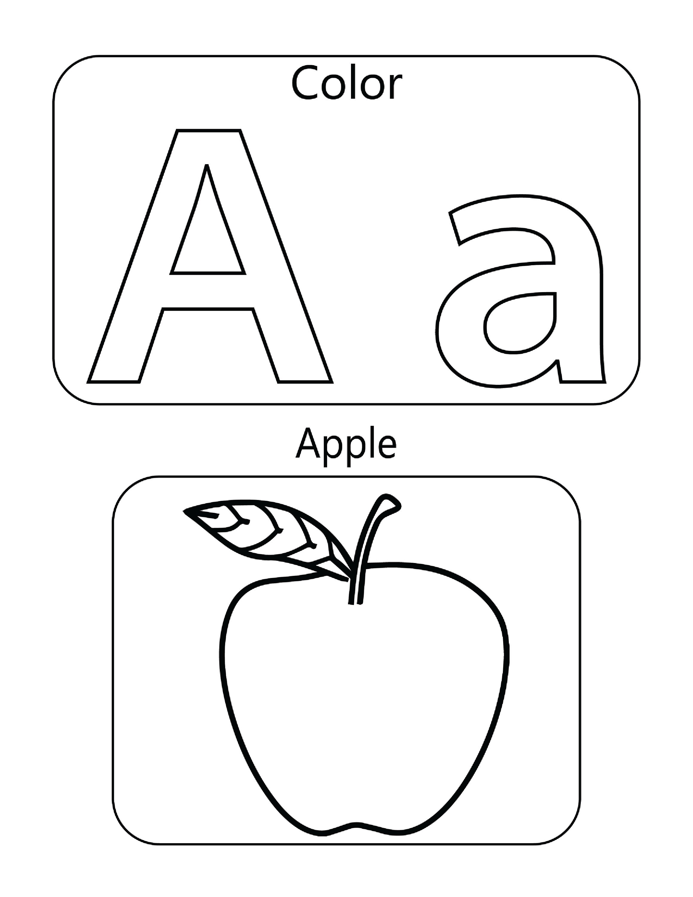 130 Alphabet Coloring Pages - Etsy