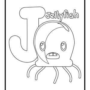 130 Alphabet Coloring Pages - Etsy