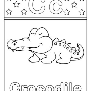 130 Alphabet Coloring Pages - Etsy