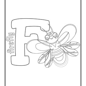 130 Alphabet Coloring Pages - Etsy