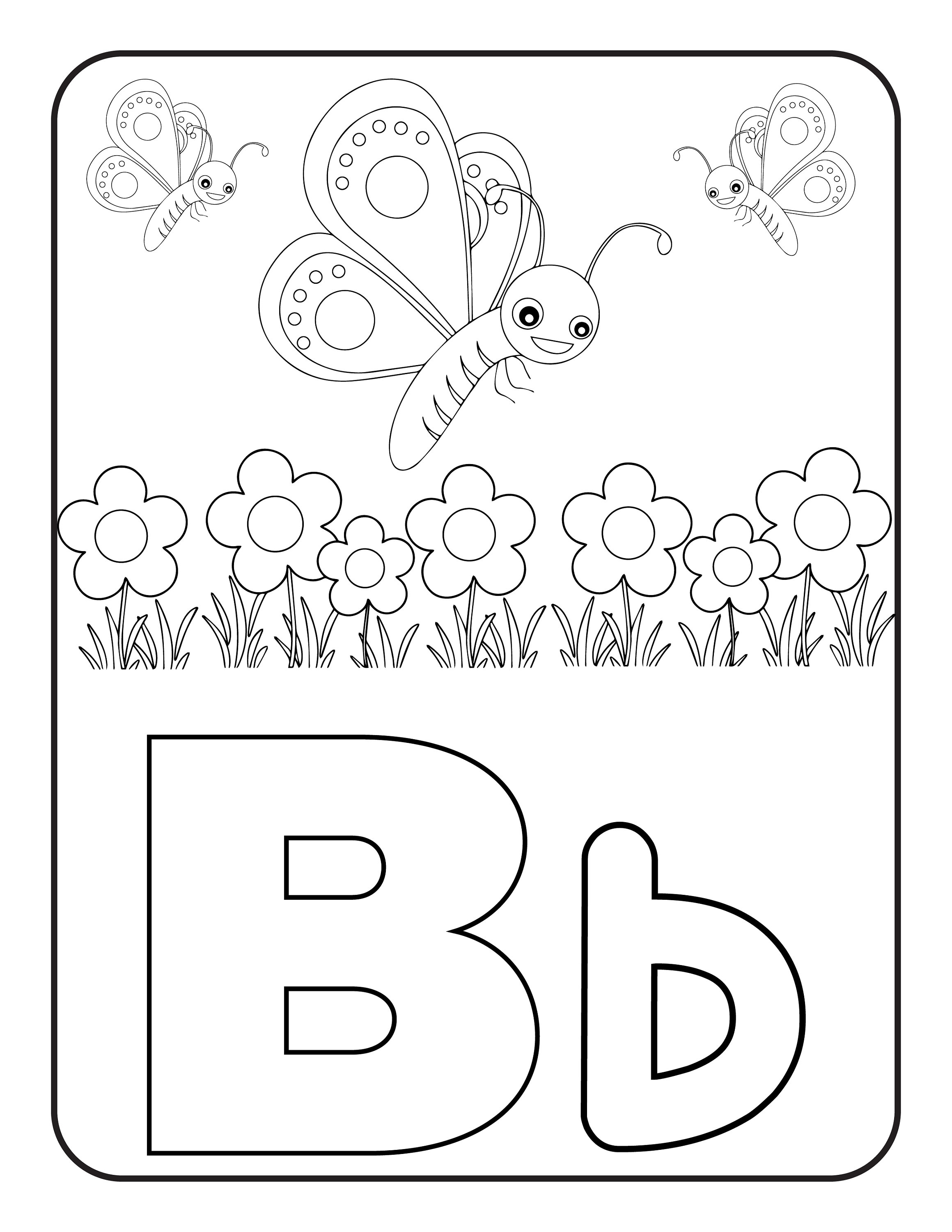 130 Alphabet Coloring Pages - Etsy