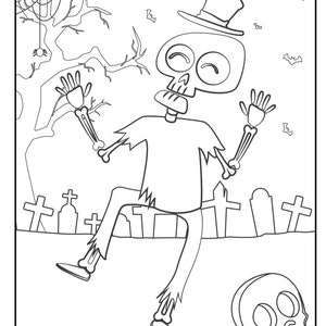 40 Halloween Coloring Pages - Etsy