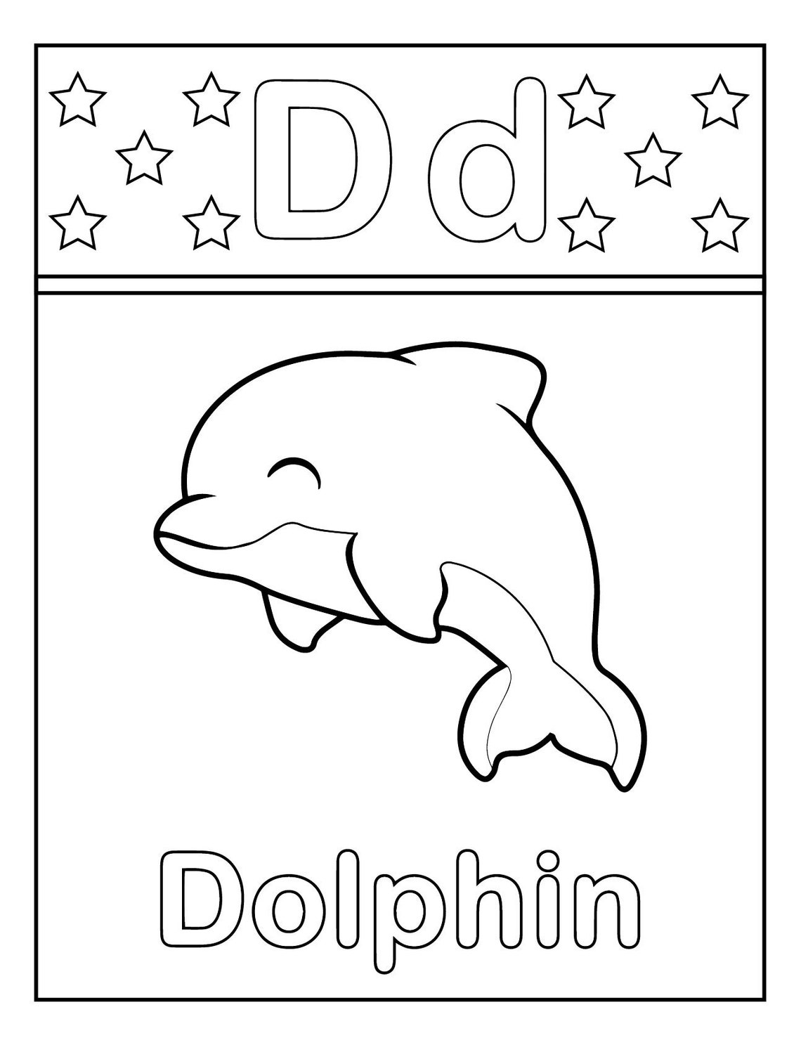 130 Alphabet Coloring Pages - Etsy