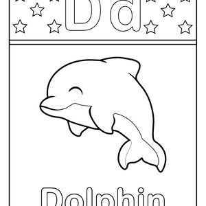 130 Alphabet Coloring Pages - Etsy