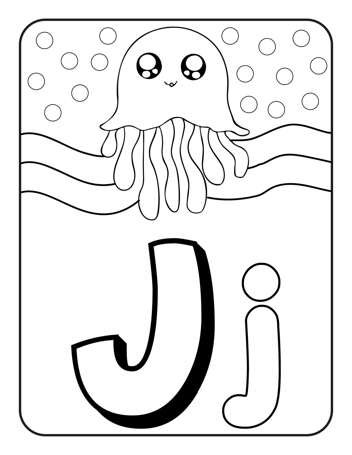 130 Alphabet Coloring Pages - Etsy