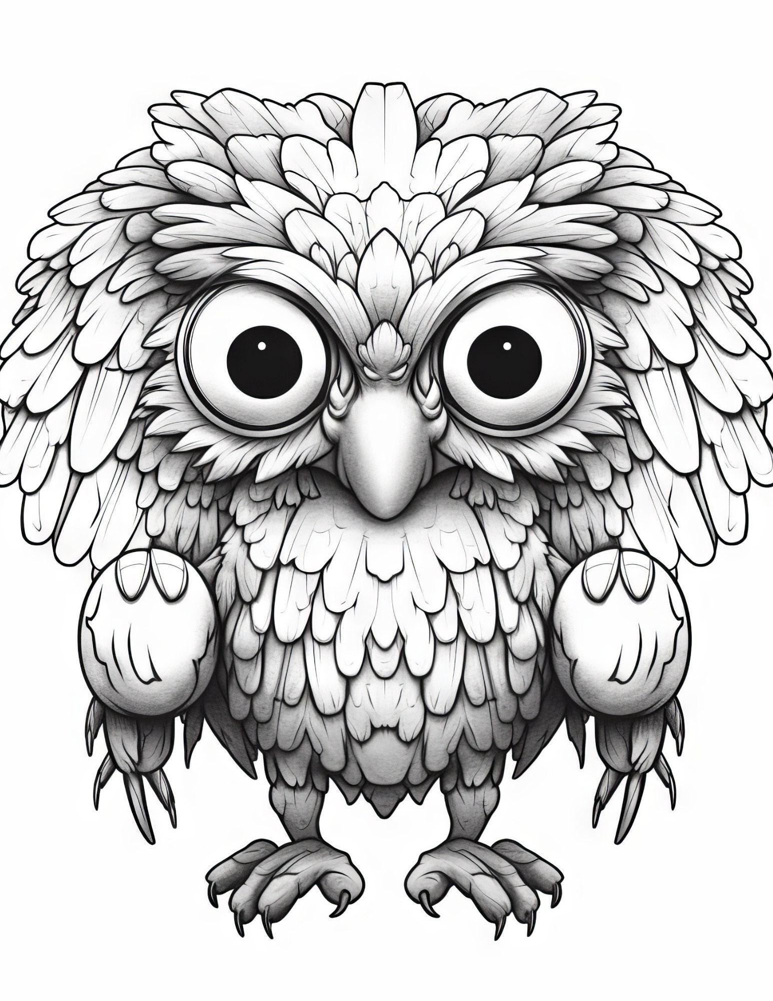 Creepy Cute Animals Coloring Book Downloadable and Printable - Etsy