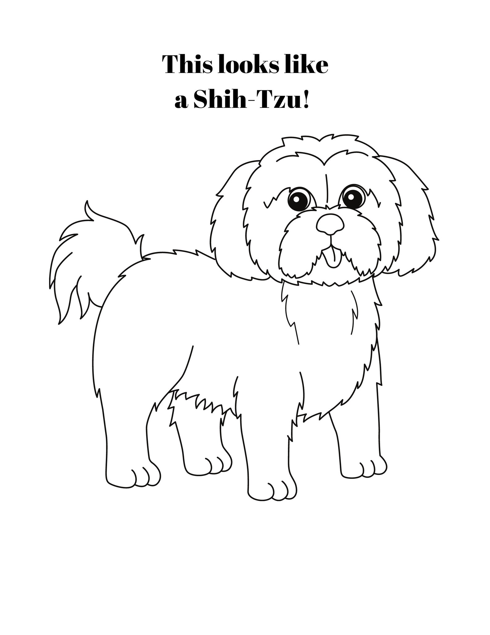 Dog Breeds Coloring Book for Kids print-at-home - Etsy
