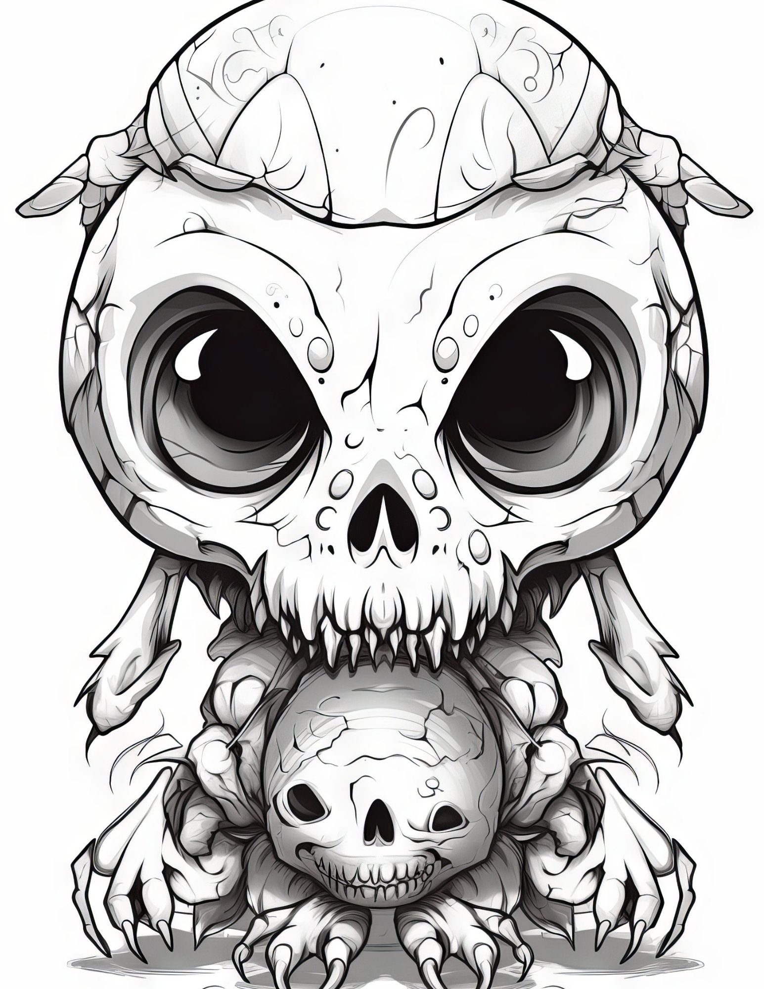 Creepy Cute Animals Coloring Book Downloadable and Printable - Etsy