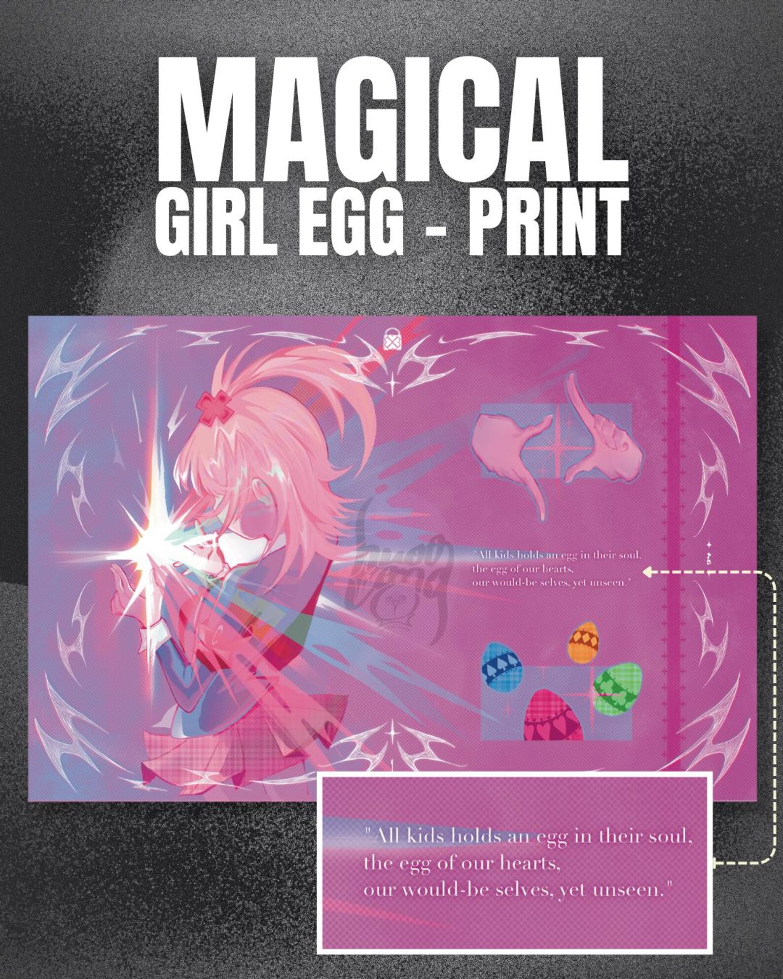 Shugo Chara | Art Print Fanart Poster Print Anime Magical Girl - Etsy