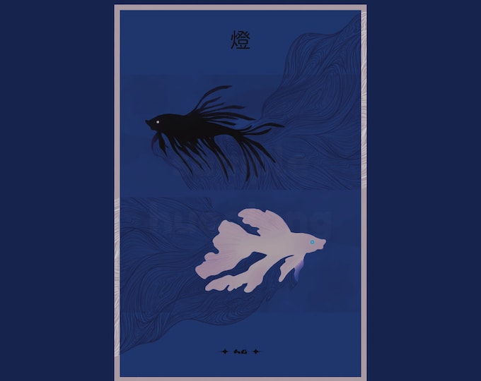 Betta Fish JJK | Anime Art Print Fanart Poster - Etsy