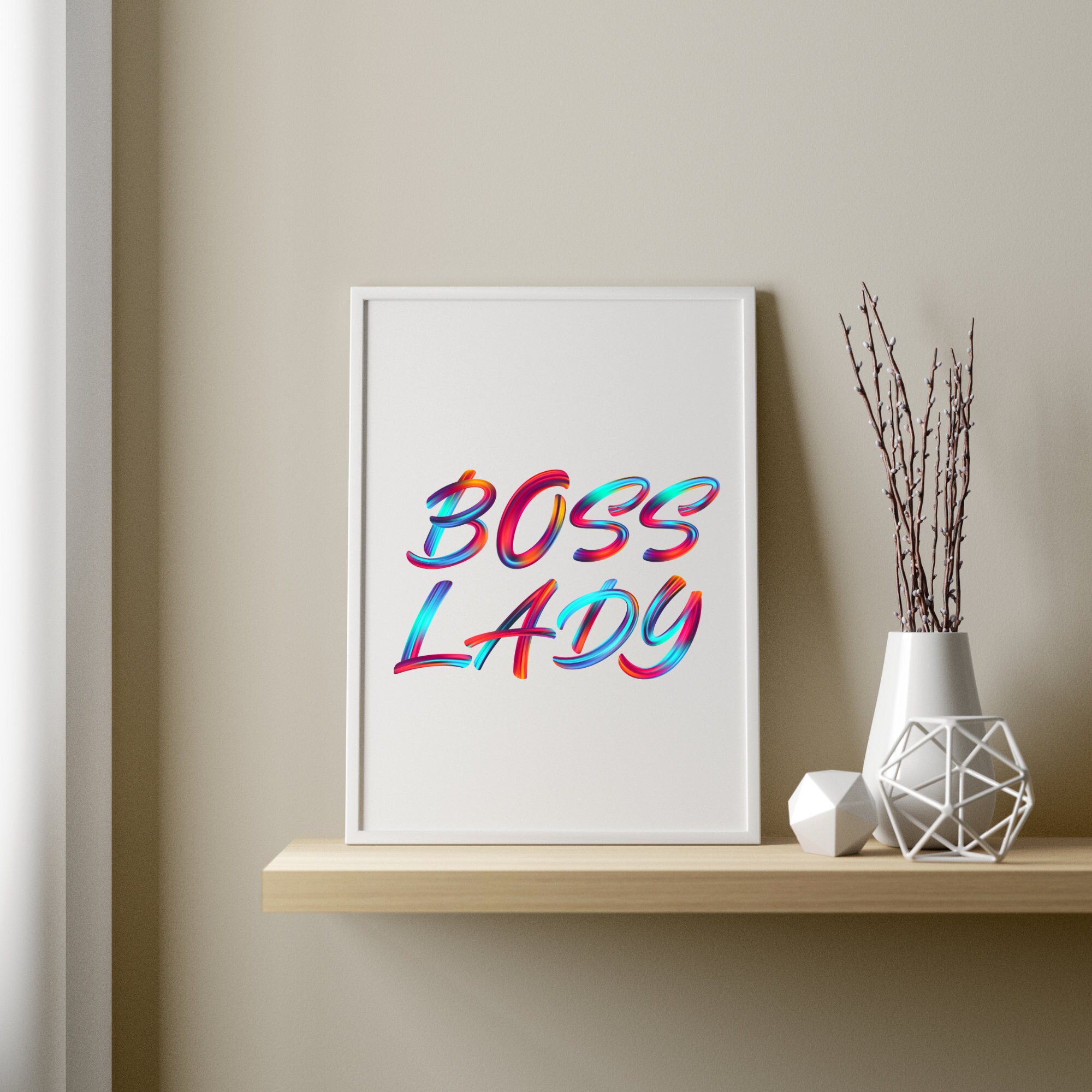 Boss Lady SVG and PNG Files Cricut Silhouette Sublimation Digital Cut ...