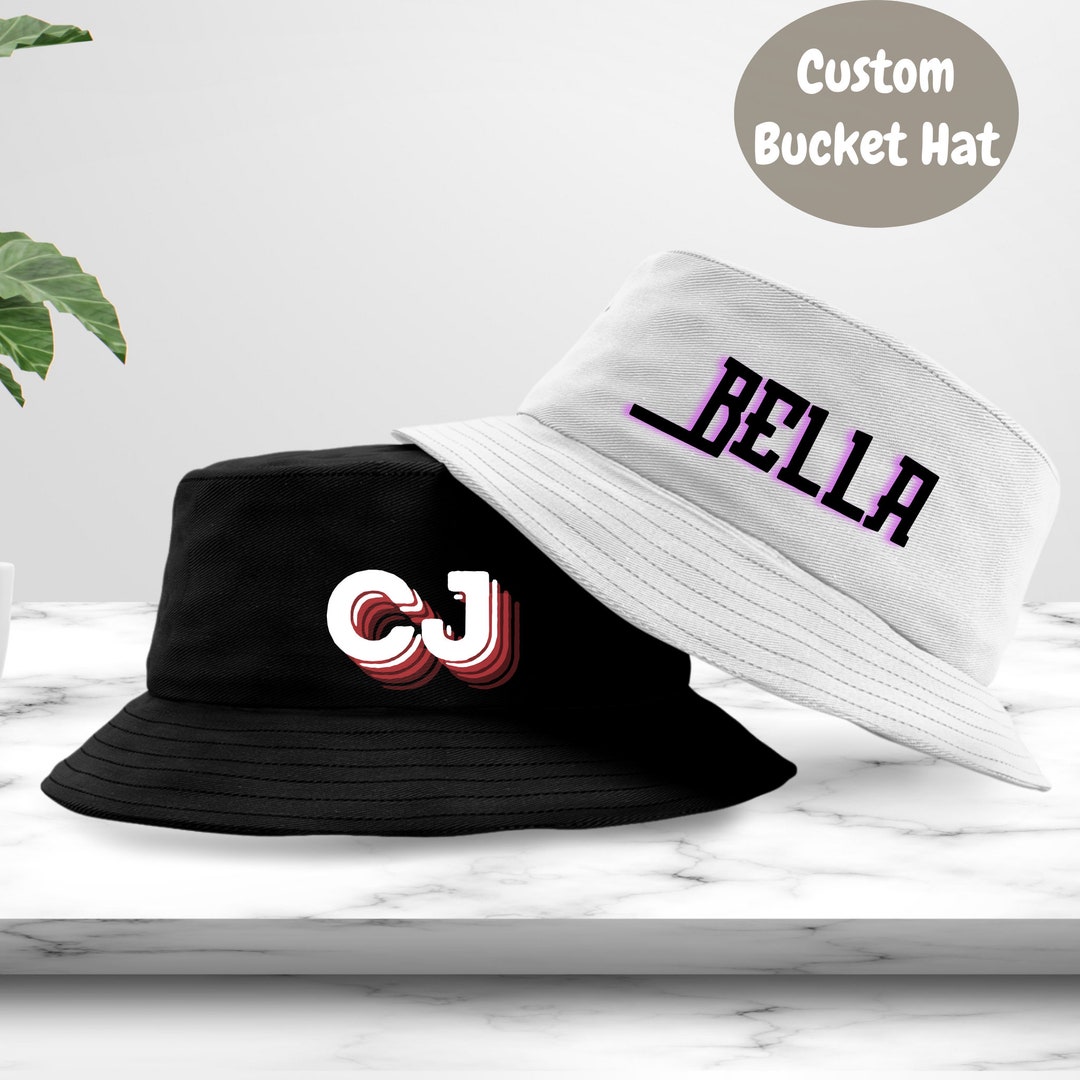 Custom Bucket Hat | Personalized Bucket Hat for Kids and Adults - Etsy