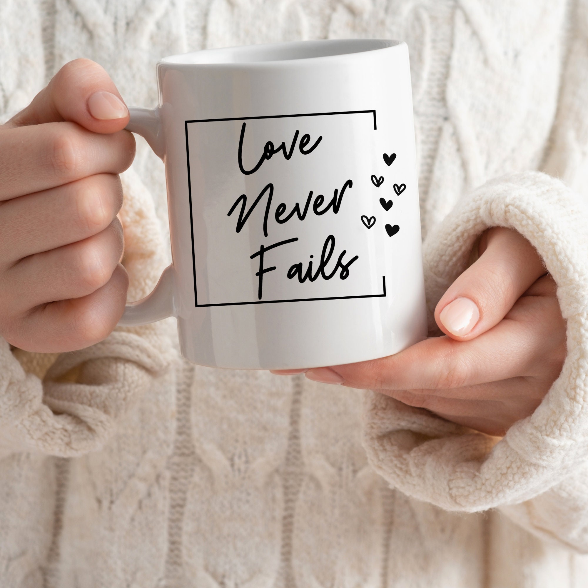 Love Never Fails SVG and PNG Files Cricut Silhouette Sublimation ...