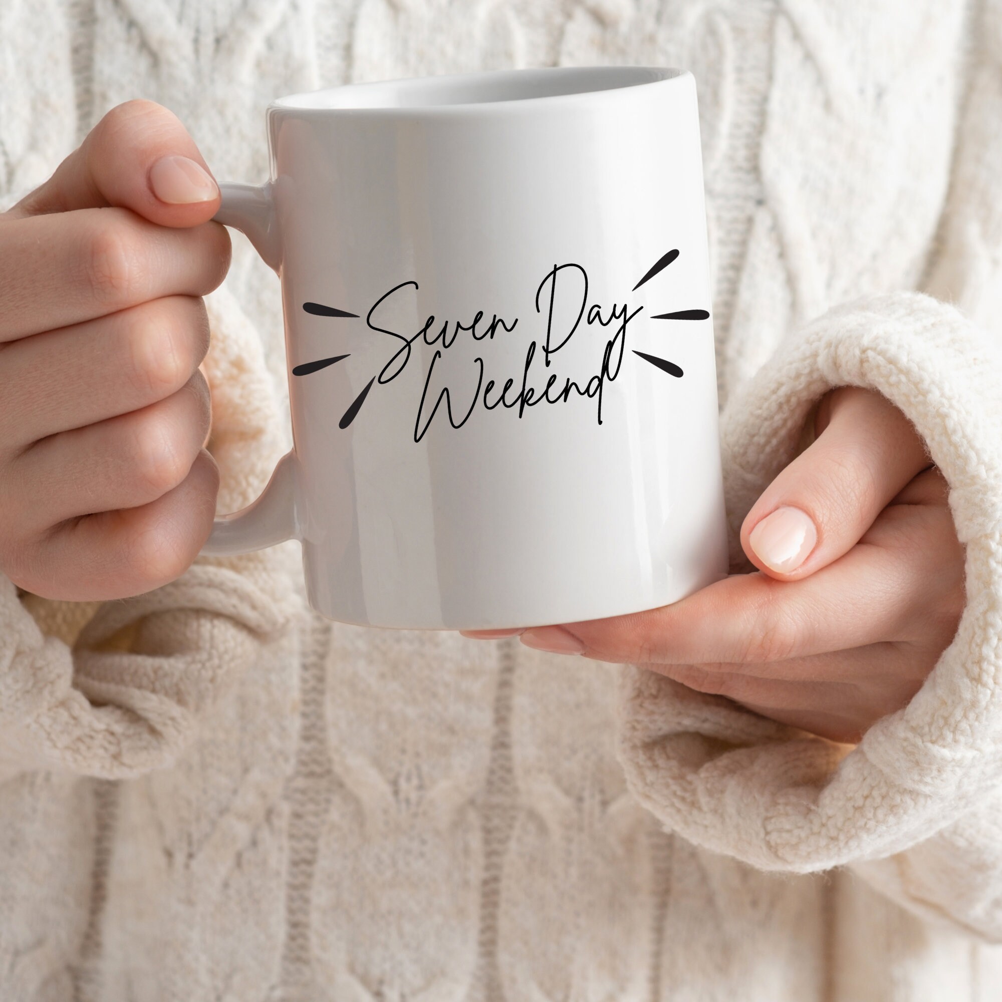 Seven Day Weekend SVG and PNG Files Cricut Silhouette Sublimation ...