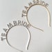 Team Bride Headband, Team Bride Tiara, Team Bride Gift, Bridal, Wedding ...