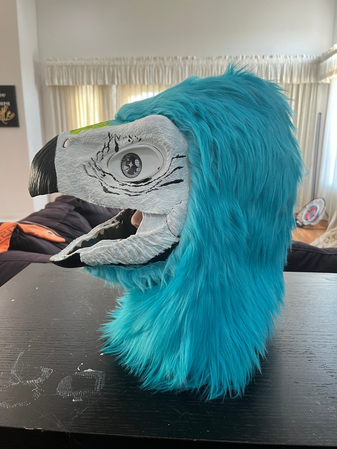 NEED GONE Pre Made Macaw Therizinosaurus Dino Mask Furry - Etsy