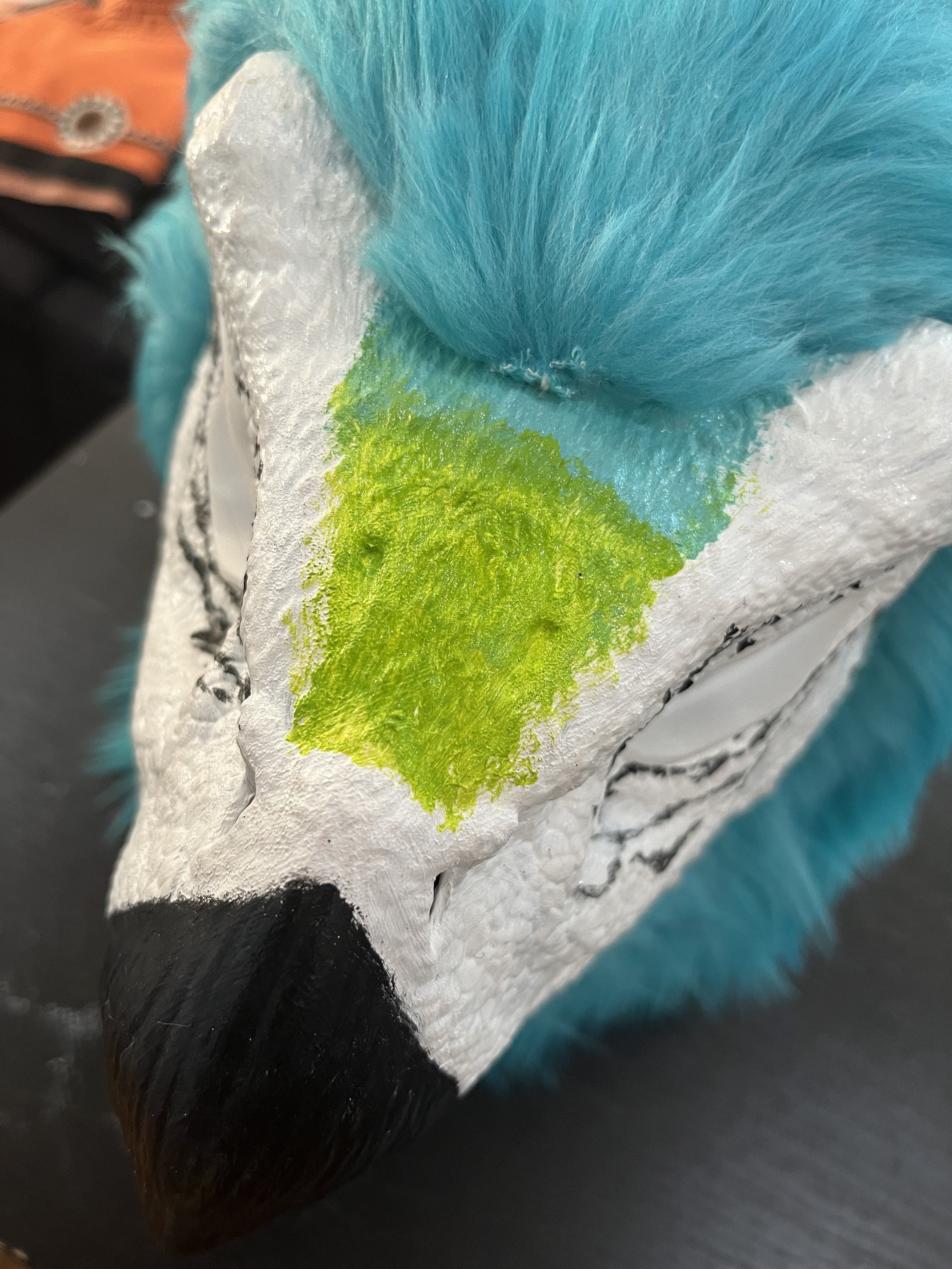 NEED GONE Pre Made Macaw Therizinosaurus Dino Mask Furry - Etsy
