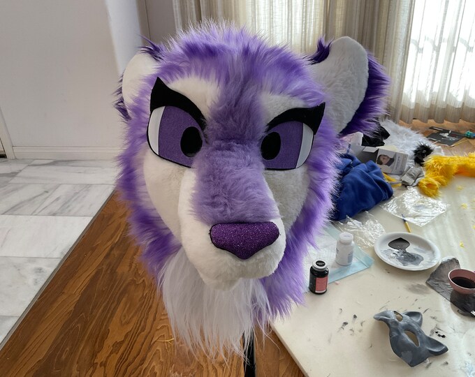 Purple Lavafox Fursuit Head and Tail [ NEED GONE ] - Etsy