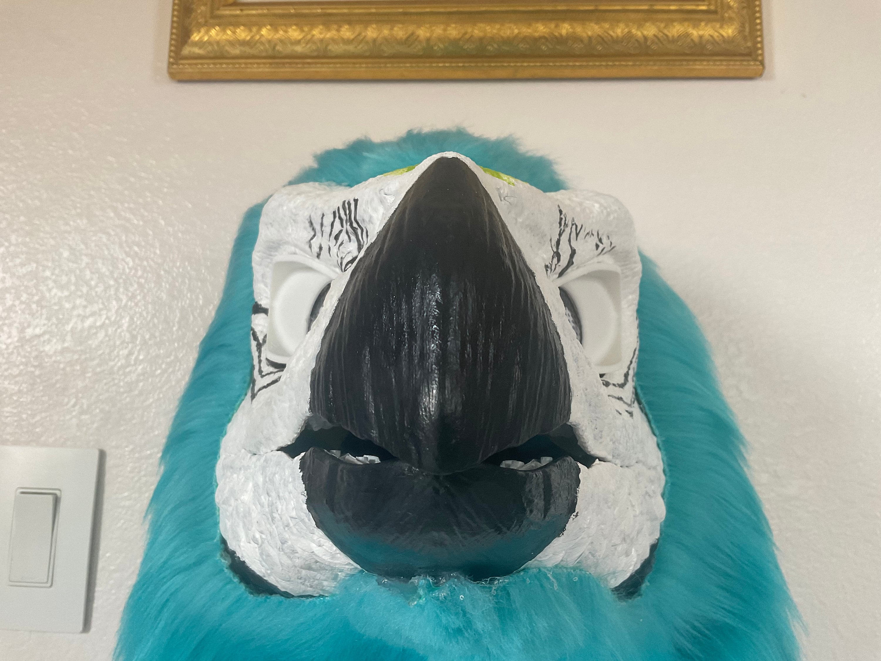 NEED GONE Pre Made Macaw Therizinosaurus Dino Mask Furry - Etsy