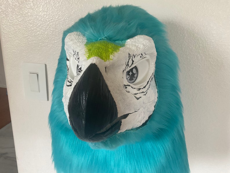 NEED GONE Pre Made Macaw Therizinosaurus Dino Mask Furry - Etsy