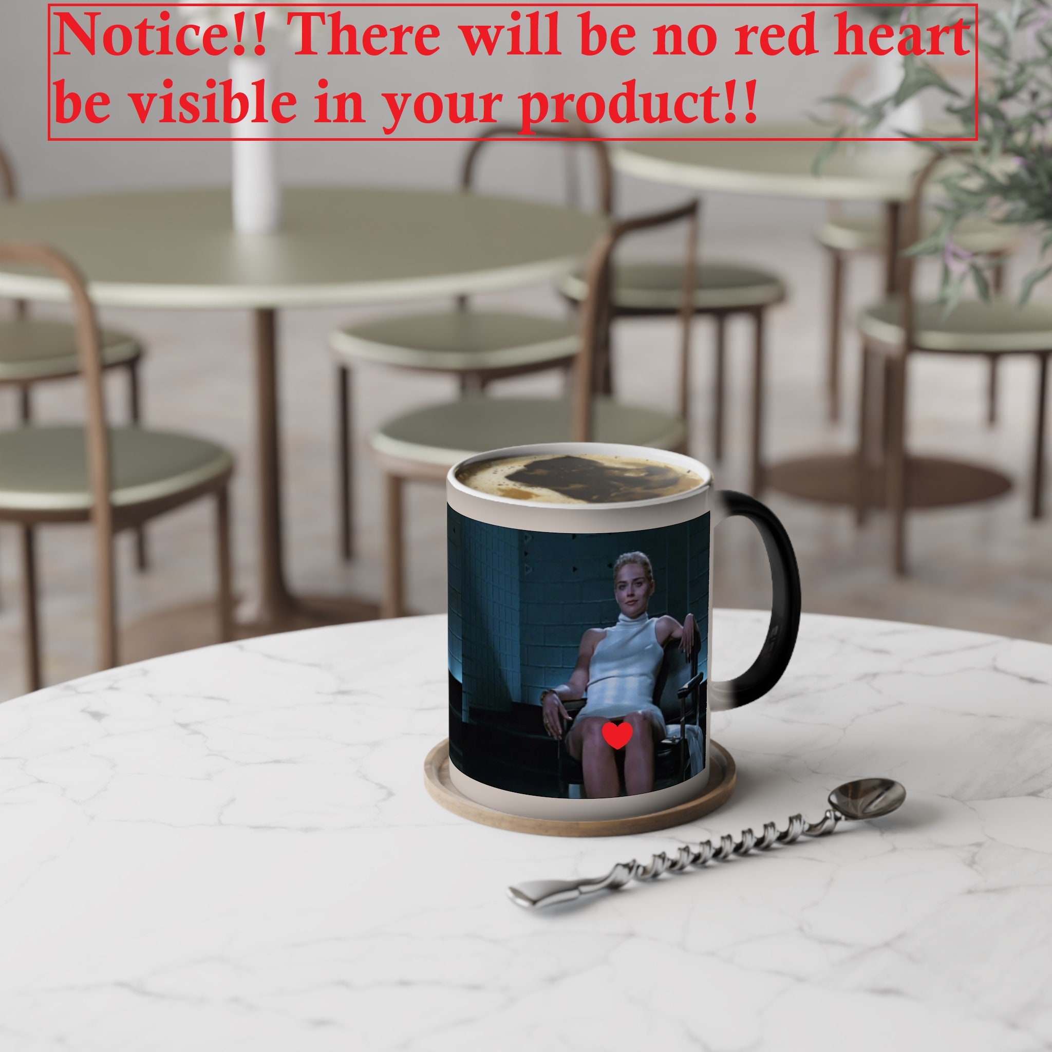 Funny Magic Color-changing 'basic Instinct' Sharon Stone Mug - Etsy