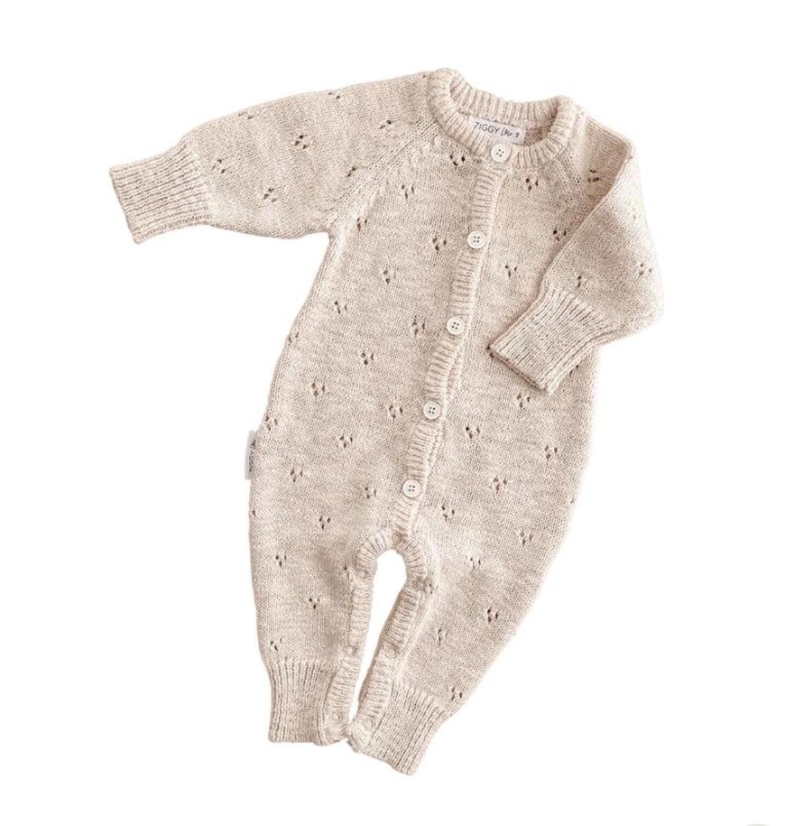 Ziggy Lou Classic Knit Romper Petal - Etsy