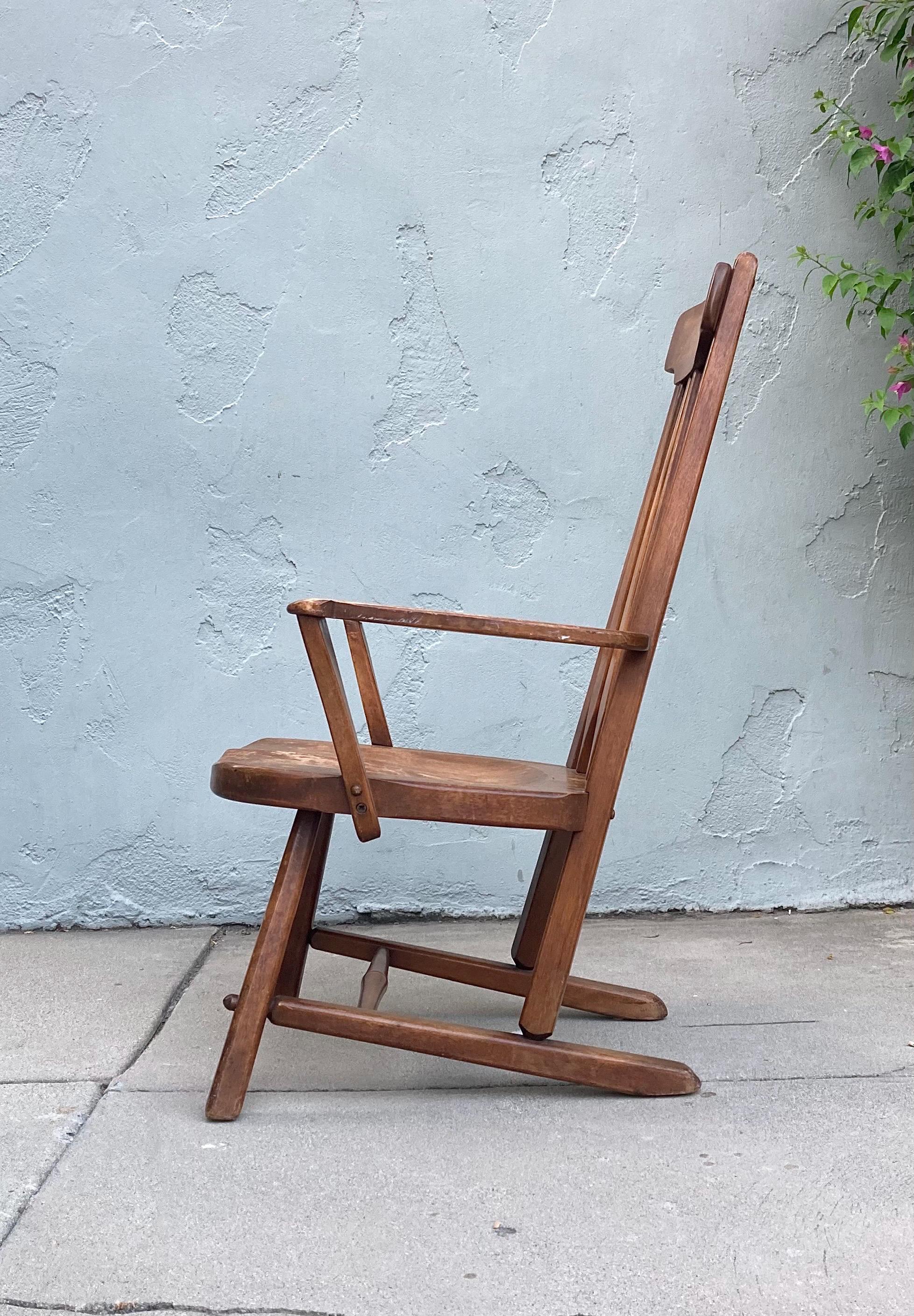Vintage Distressed High Back Colonial Chair - Etsy