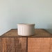 Vintage Cream Stoneware Crock With Lip - Etsy