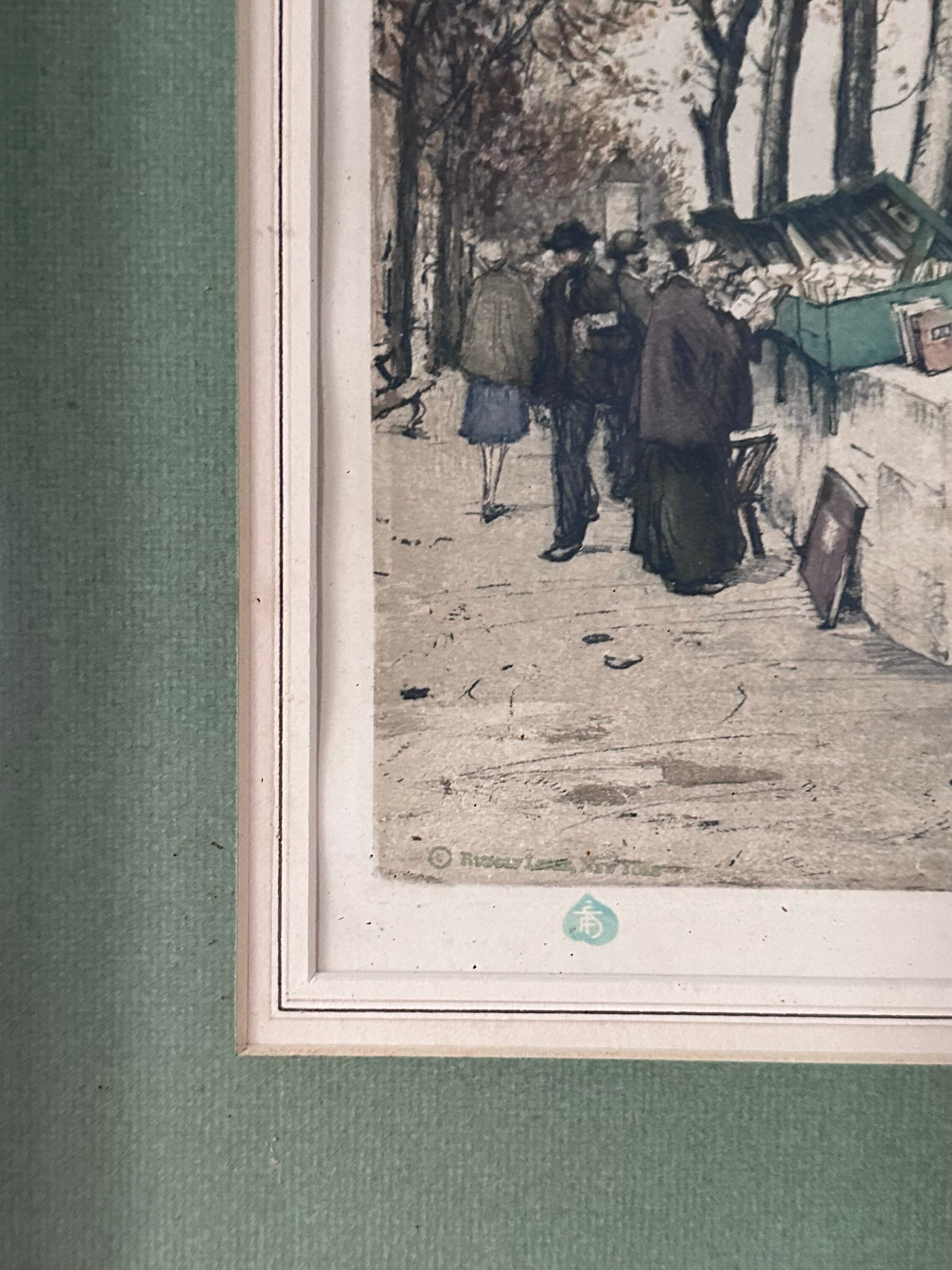 Vintage T.F Simon Etching Bookstalls and Notre Dame 1924 - Etsy