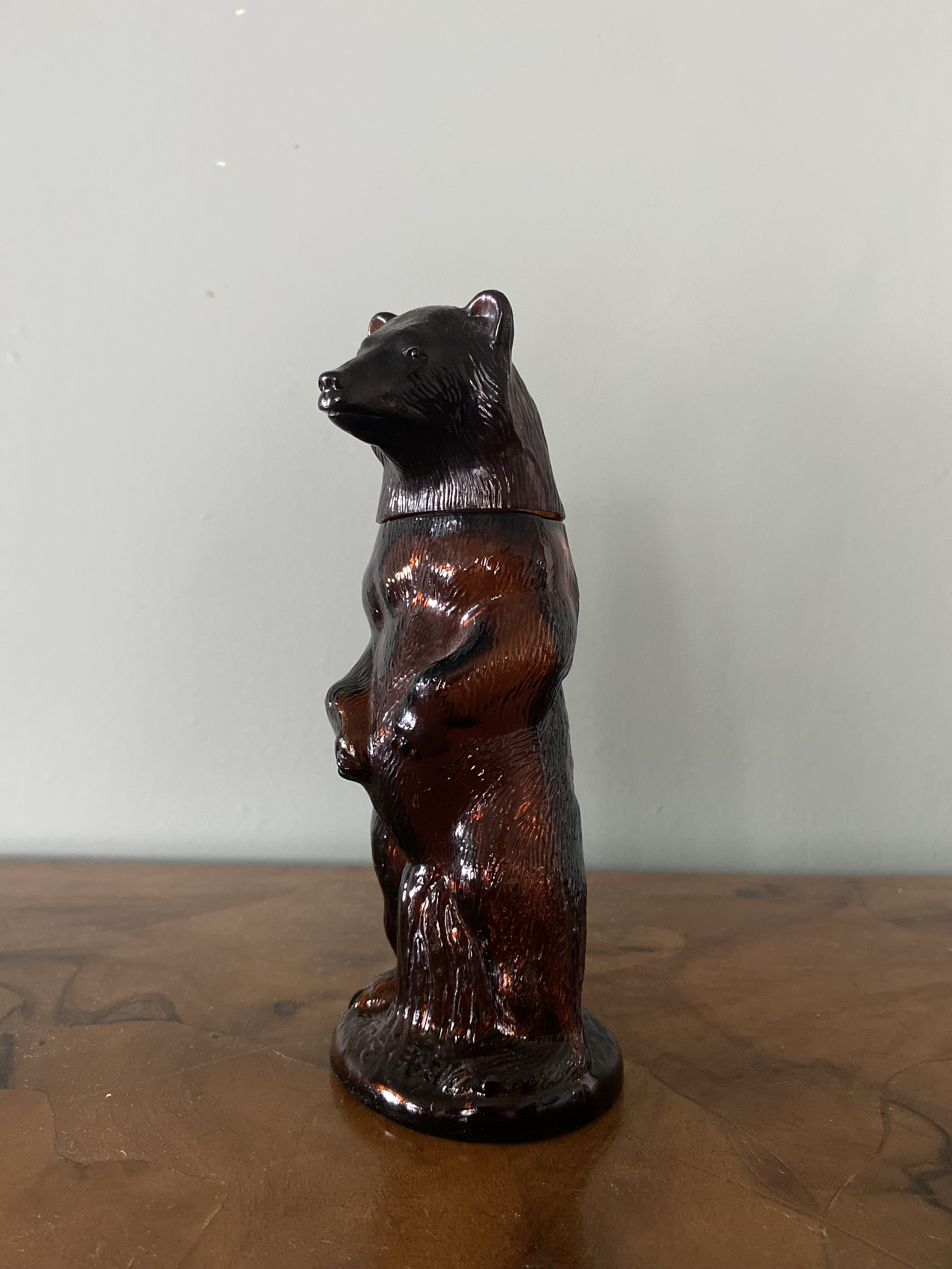 Vintage Avon Glass Bear Perfume Bottle - Etsy