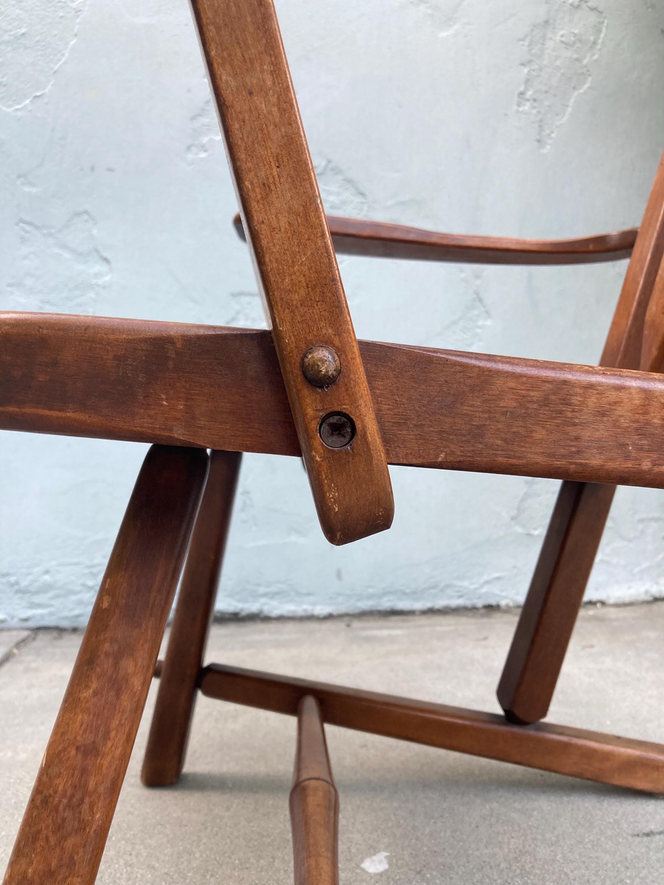 Vintage Distressed High Back Colonial Chair - Etsy