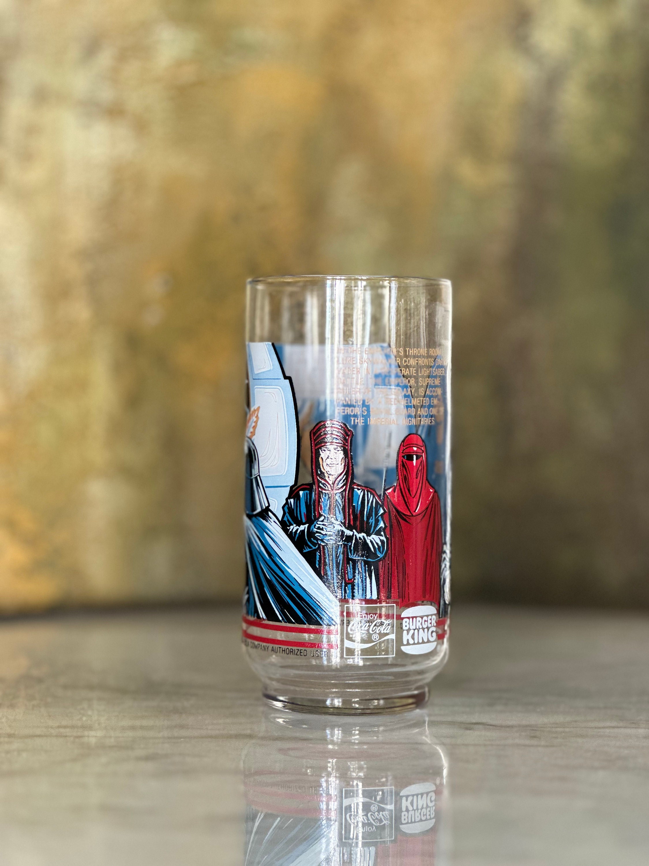 Vintage Star Wars Glass Return of the Jedi - Etsy