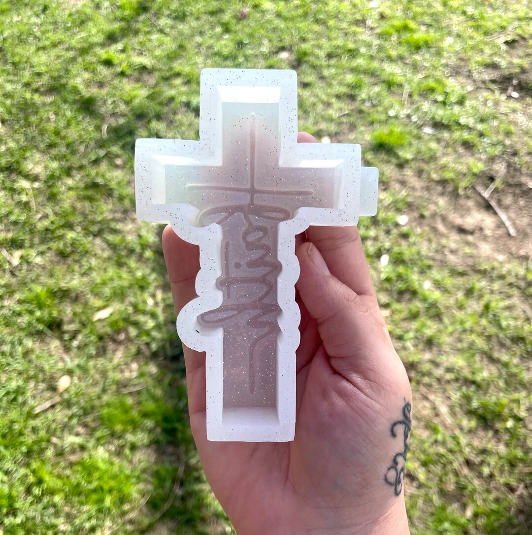 Faith Cross Mold - Etsy