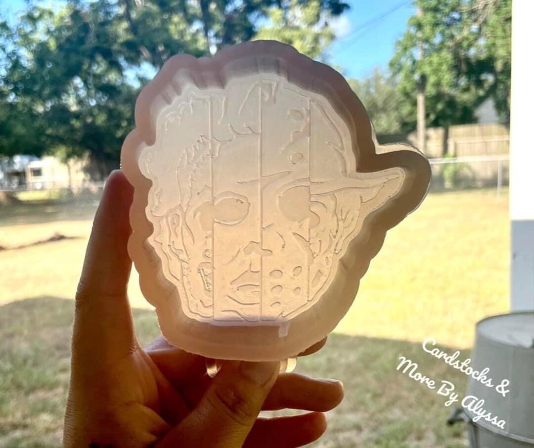 Horror Faces Freshie Mold - Etsy