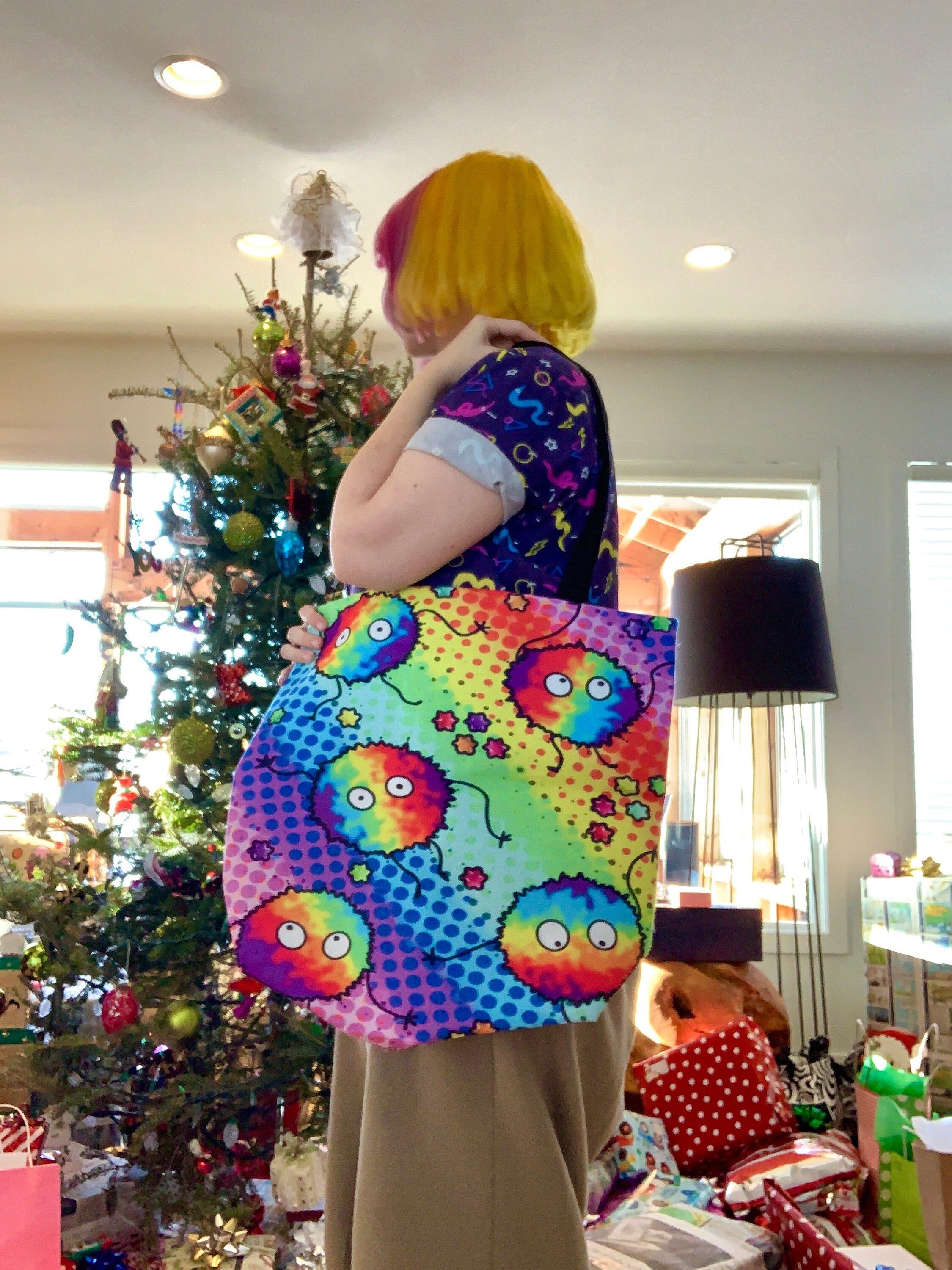 RAINBOW SOOT SPRITE Tote Bag Rainbowcore Decora Harajuku - Etsy