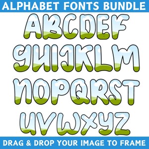 Alphabets Canva Editable, Letters Canva Template, Canva Frames, A-Z ...