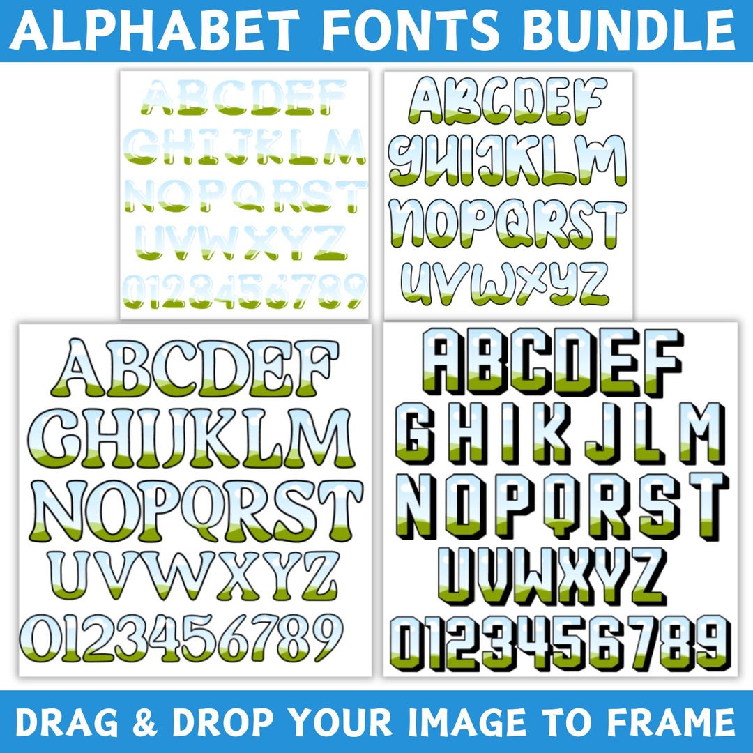 Alphabets Canva Editable, Letters Canva Template, Canva Frames, A-Z ...