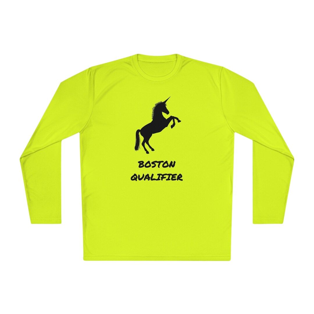 Unicorn Boston Qualifier Long Sleeve Tee: Marathon Gift - Etsy