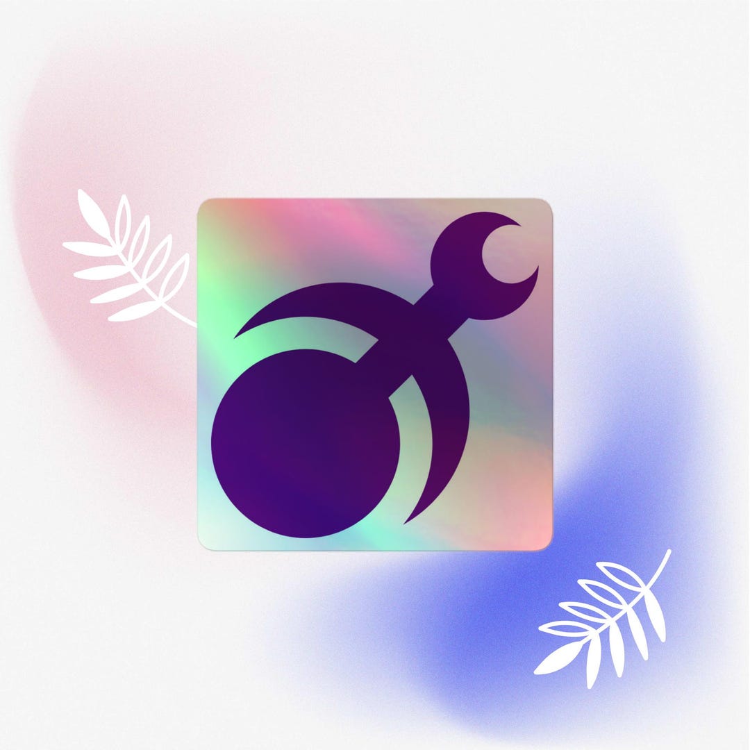 Ohhh Shiny Slaanesh Logo Sticker Look - Etsy