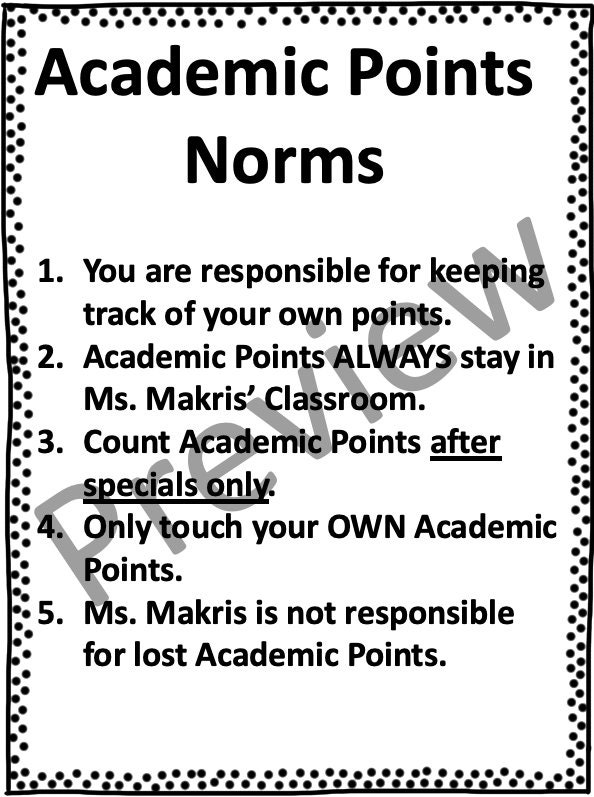 Class Economy Printable Bundle - Etsy